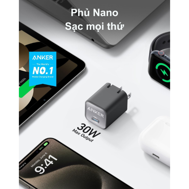 Anker A2147 - Củ sạc Anker 511 Nano 3 30W - AnkerVietNam.vn