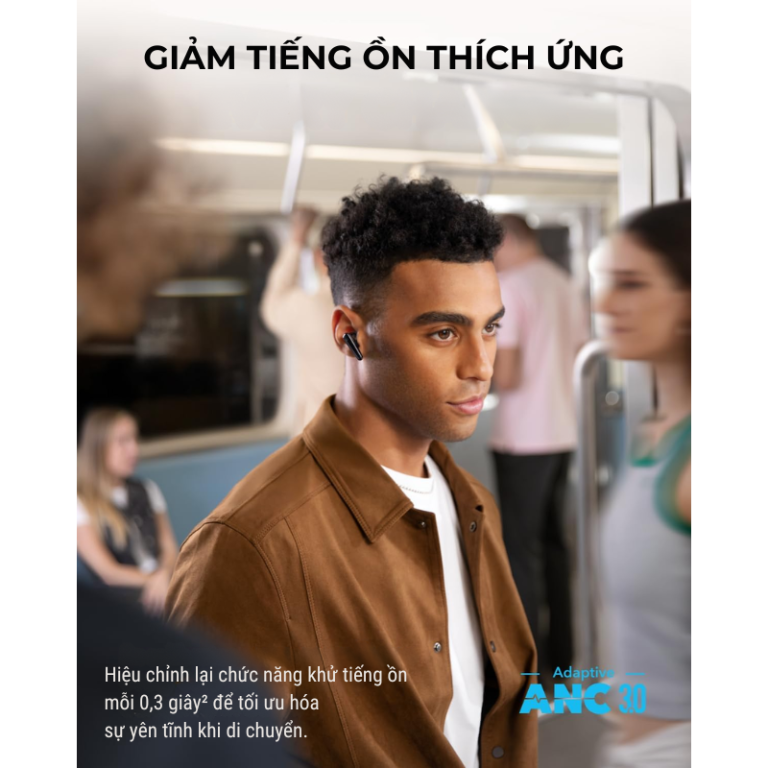 Tai nghe không dây chống ồn Soundcore Liberty 4 Pro A3954, 6 mic chống ...